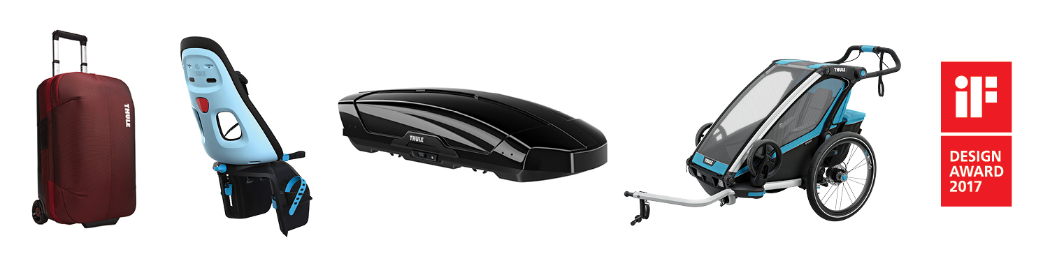 Thule fourfold winner of the prestigious iF Design Award 2017 | Thule Group